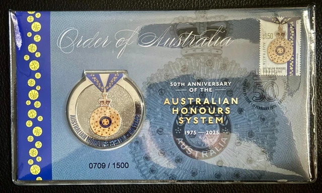 2025 50TH ANNIVERSARY - Australian Honours System Medallion – Order ...