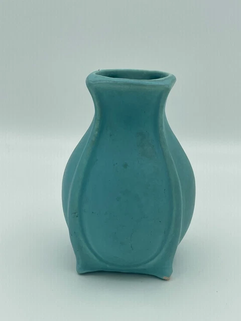 VASO ANTICO HAEGER ceramica Art Déco anni '20-1930 smalto blu opaco EUR ...