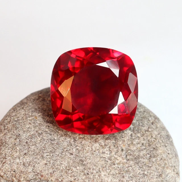 12.00 CT NATUREL Certifié Burma Rubis Rouge Rond Coupe Rare Desseré ...