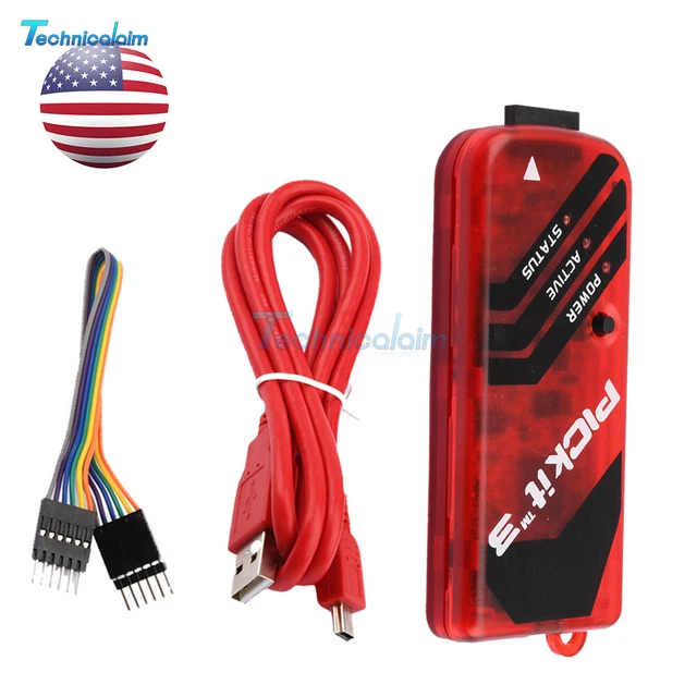 PICKIT3 MICROCHIP ORIGINAL MPLAB PICkit 3 PIC In-Circuit Debugger ...