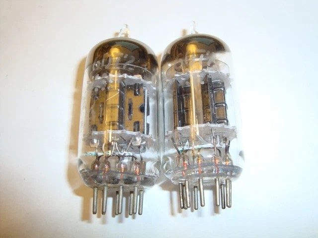 ONE PAIR OF GE 6072 Tubes, Superior Replacement To 12AY7, Good Ratings ...