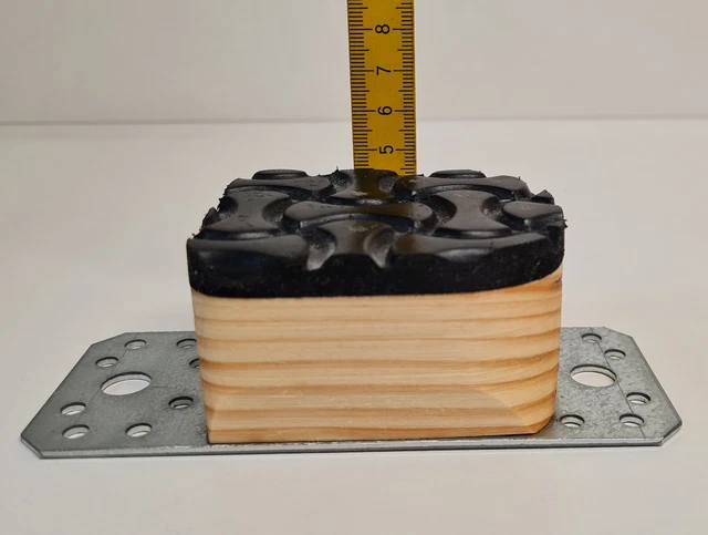 GIPSBEIN ABSATZ HOLZ-GEHSTÖPPEL SPEZIAL Gehstollen Gehgips Gipsfuß Gips ...