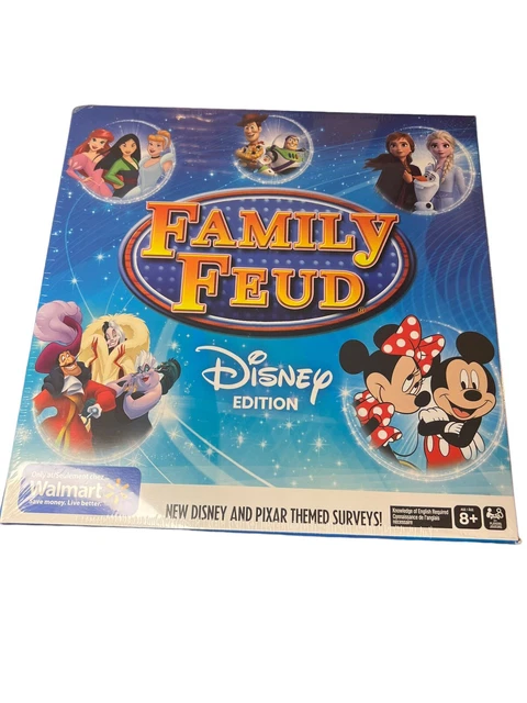 DISNEY EDITION FAMILY Feud Board Game 2021 Version. BRAND NEW FACTORY ...