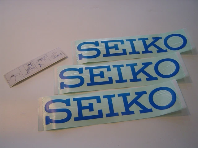 3PCS SEIKO LOGOS watch window stickers advertising Letter stickers Made ...