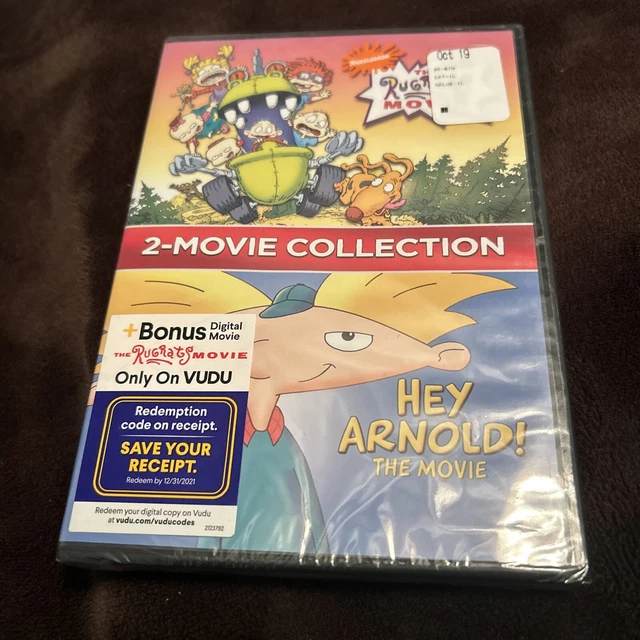RUGRATS 2 MOVIE Collection DVD Rugrats The Movie & Hey Arnold the Movie ...