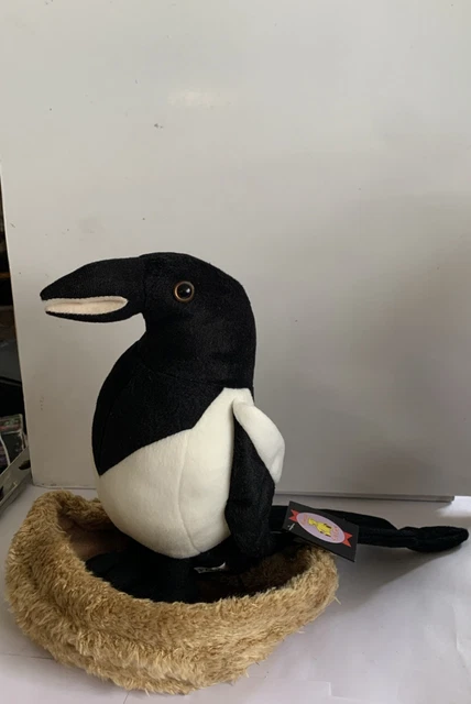 DOWMAN SOFT TOUCH Handmade Magpie & Nest Toy Brand New 28cm Height £15. ...