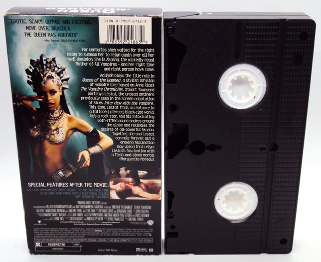 ANNE RICE'S QUEEN OF THE DAMNED VHS Stuart Townsend Vampire Lestat ...