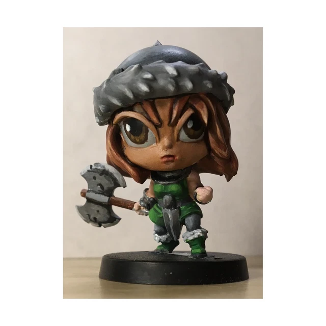 IMPACT SCAR CHIBI Mini Chibi Female Barbarian Pack New £4.48 - PicClick UK