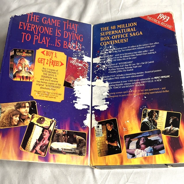 WITCHBOARD 2 VHS The Devils Doorway Horror Promo Rated R 1993 $14.14 ...