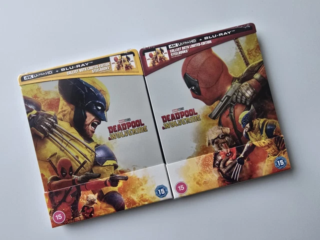 DEADPOOL & WOLVERINE Both Editions 4K UHD Blu-ray SteelBook U.K. Exclusive £74.99 - PicClick UK