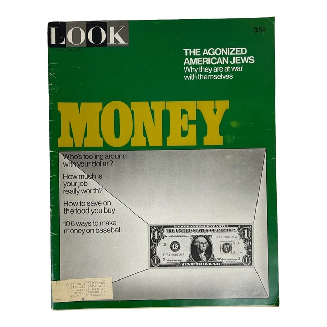 LOOK MAGAZINE APRIL 20, 1971 - Money Issue - American Jews - George C ...