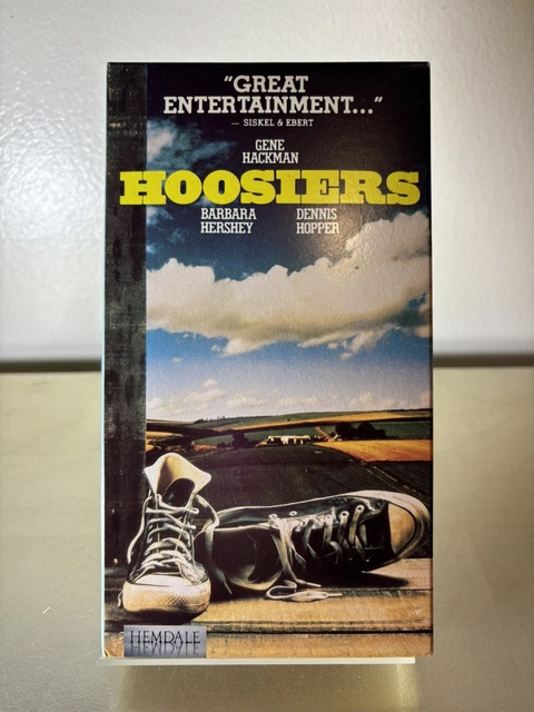 HOOSIERS (VHS, 1986) Used, Gene Hackman, Barbara Herchey, Dennis Hopper ...