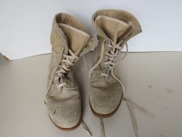 GENUINE BRITISH ARMY Issue Soldier Desert Nubuck Assault Combat Boots 7 ...