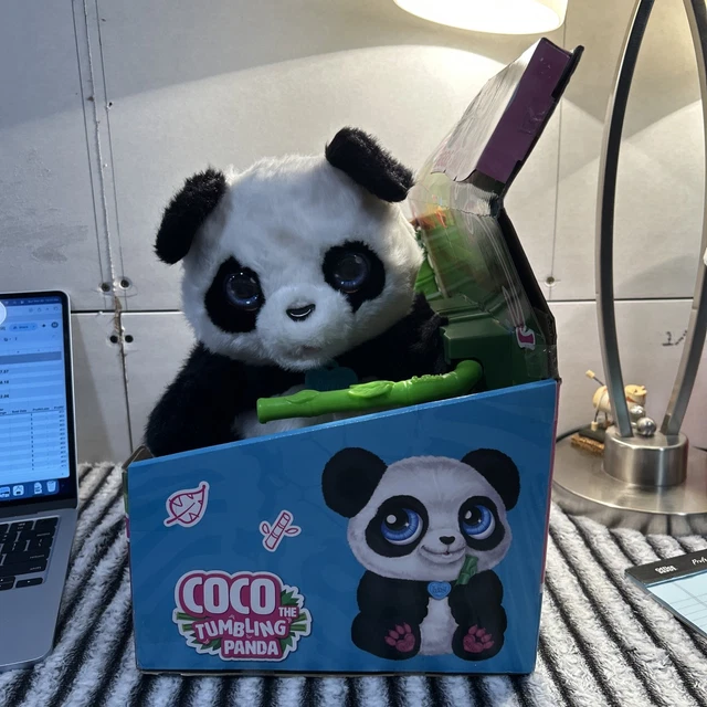 JUST PLAY FURREAL Coco the Tumbling Panda 10.5 Inch Interactive Panda ...