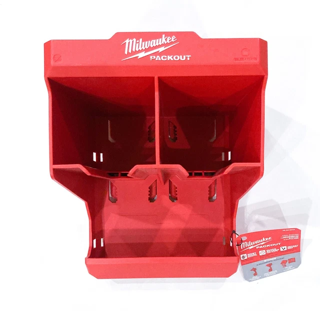 MILWAUKEE TOOL PACKOUT Wall mount rack Tool Station and Long Tool Rack ...