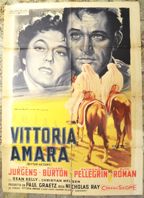 VICTOIRE AMARA 57 Bitter Victory Curd Jurgens Richard Burton Manifesto ...