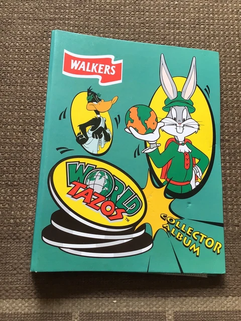 WALKERS WORLD TAZOS Collector Album Looney Tunes And Star Wars Approx ...