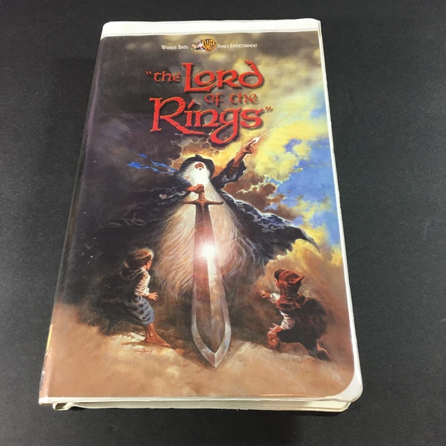 LORD OF THE RINGS VHS Fantasy Animation 1978 reissued in 2001 WB ...