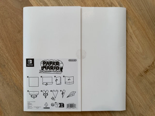 PAPER MARIO: THE Thousand Year Door Pre Order UK Promo Paper Plane Set ...