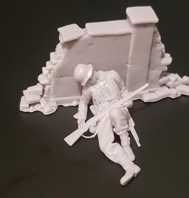 1/35 - DEAD German Soldier ww2 by modelkit.fr EUR 17,50 - PicClick FR