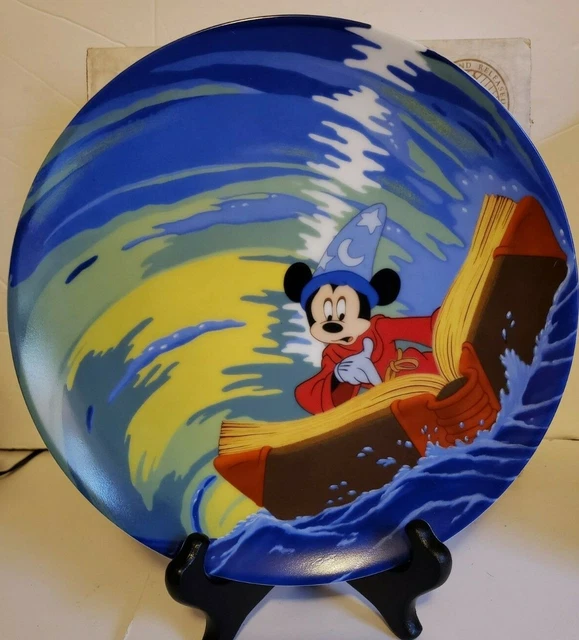 THE BRADFORD EXCHANGE Walt Disney Fantasia Mickey's Magical Whirlpool ...
