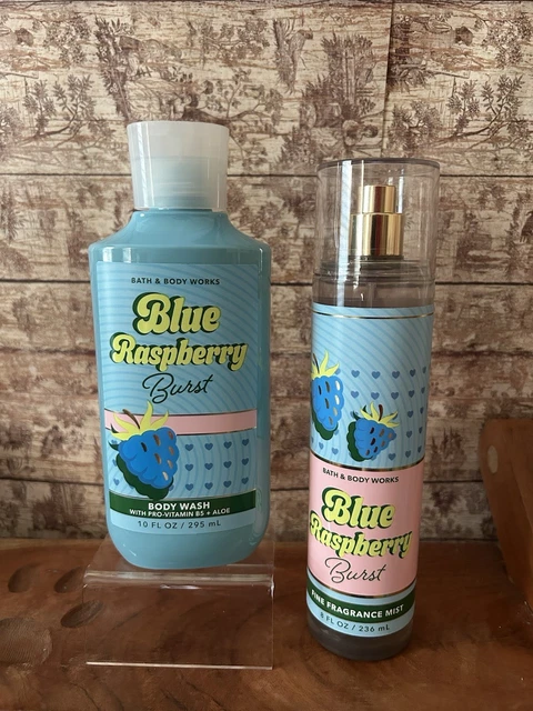 NEW SUMMER 2025 Bath & Body Works Blue Raspberry Burst Body Wash and ...
