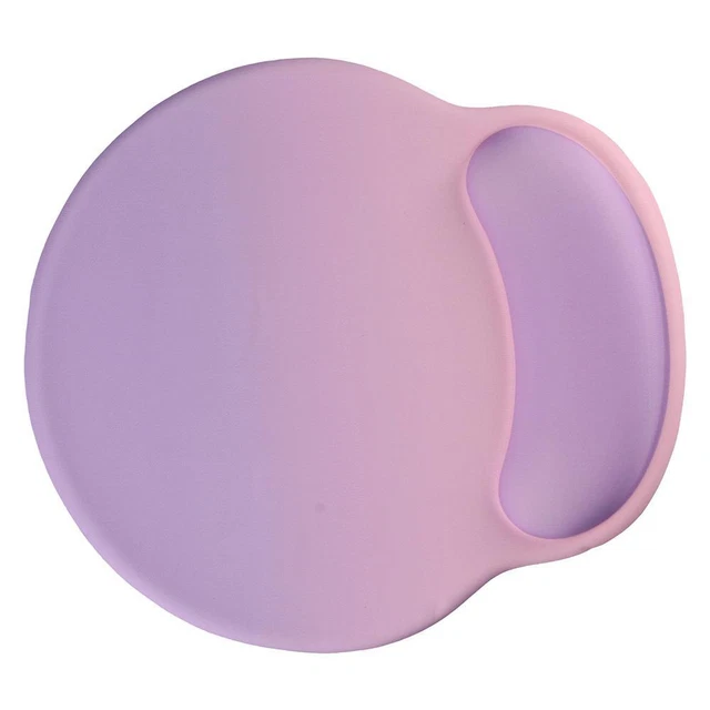 GEL WRIST SUPPORT Ergonomic Mouse Mat Pink Purple Mice Pad Home EUR 12 ...