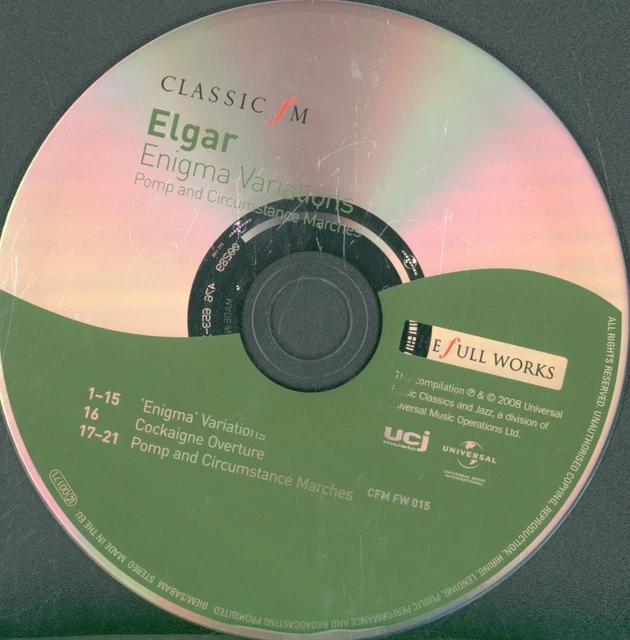 CFMFW015 ROYAL PHILHARMONIC Orchestra / Sir Charles Mackerras Elgar ...