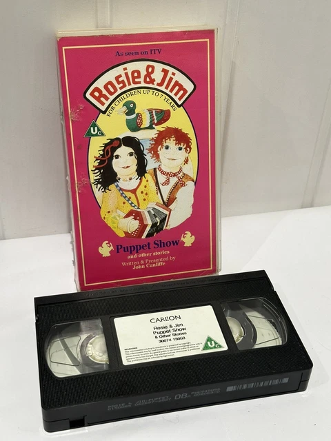 ROSIE & JIM Puppet Show VHS Tape 1995 Rare £14.95 - PicClick UK
