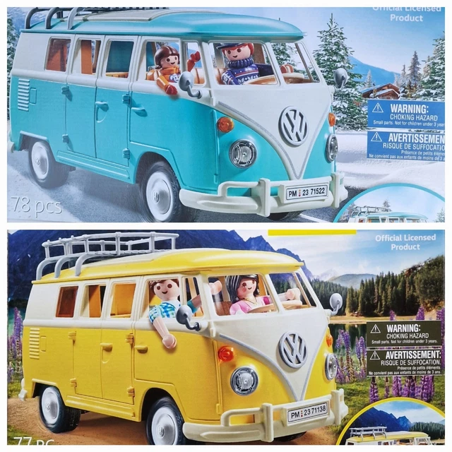 PLAYMOBIL T1 VW Bus Bulli Netto Edition 2 e 3 71138 e 71522 Volkswagen ...