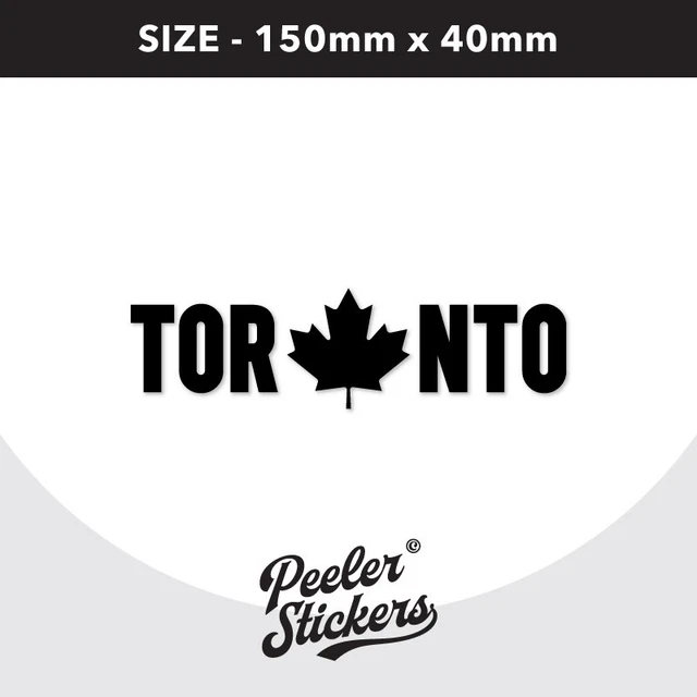 TORONTO DECAL STICKER, The Weeknd Drake Hip Hop Rap R&B Canada Sticker ...