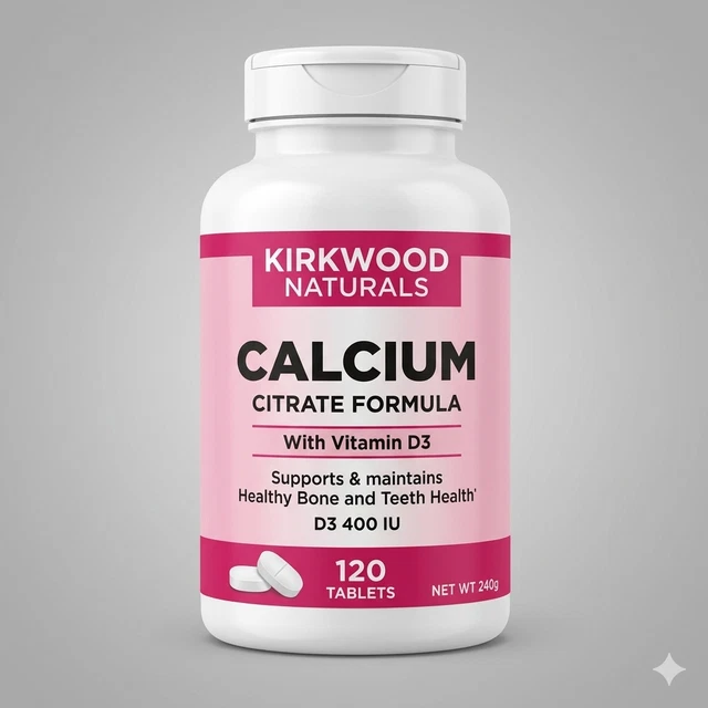KIRKLAND SIGNATURE CALCIUM 600mg Vitamin D3 | Bones Teeth Muscles - 600 ...