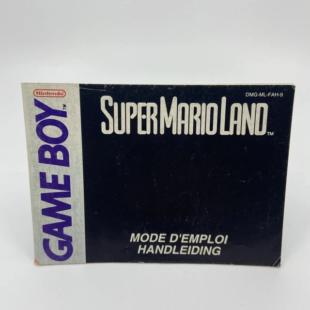 NOTICE NINTENDO GAME Boy GB Super Mario Land - Version FAH EUR 14,90 ...