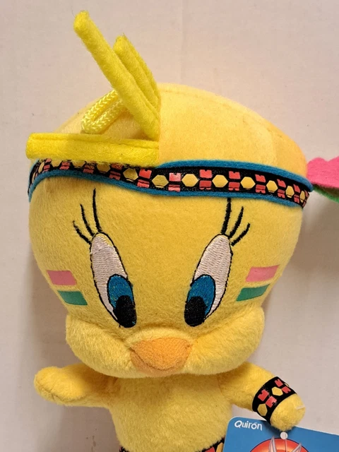 TWEETY PIE PLUSH Looney Tunes 12" Titi Indian Warner Brothers Soft Toy ...