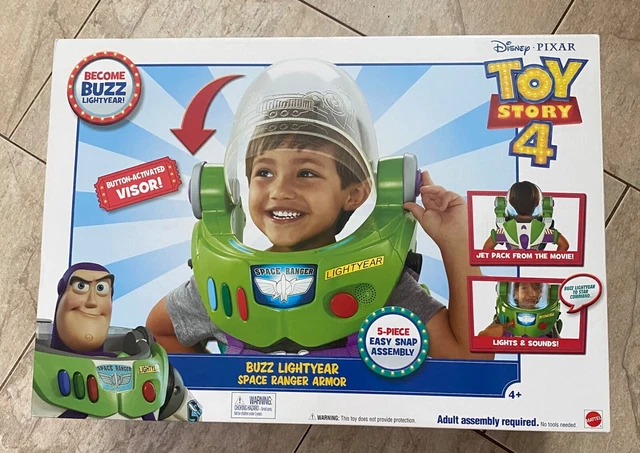DISNEY PIXAR TOY Story Buzz Lightyear Space Ranger Armor Jet Pack NWT ...
