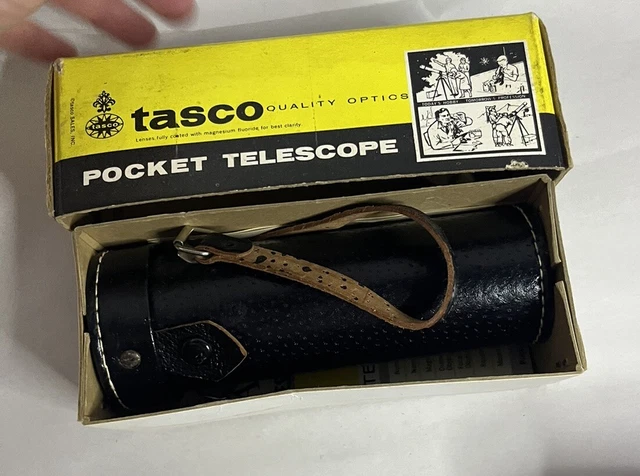 VINTAGE TASCO POCKET Telescope, #1ATE, Meteorite Original Box, Japan ...