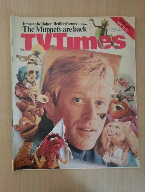 TV TIMES MAGAZINE - 22nd Sept 1977 Muppets Robert Redford £9.68 ...