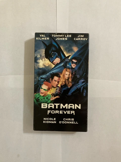 BATMAN FOREVER VHS 1995 DC COMICS Val Kilmer Jim Carrey Tommy Lee Jones Classic £9.03 - PicClick UK