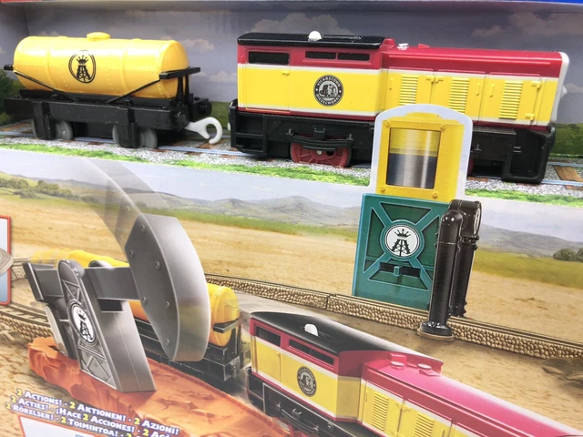 THOMAS & FRIENDS Trackmaster Train Pump & Fill Oil Works Set Dart NEW ...