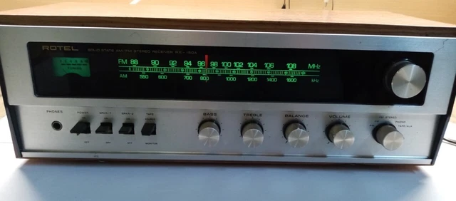 VINTAGE ROTEL RX-150A Solid State AM/FM Stereo Receiver EUR 130,00 ...