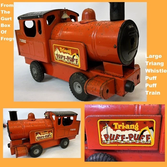 VINTAGE 1950'S - 60's Large Triang Whistle Puff Puff Train - Tank Loco ...