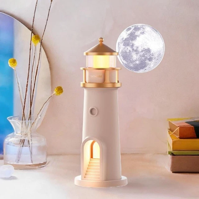 AMBIENT NIGHT LIGHT Dimmable Bedside Table Lamp for Living Room Camping ...