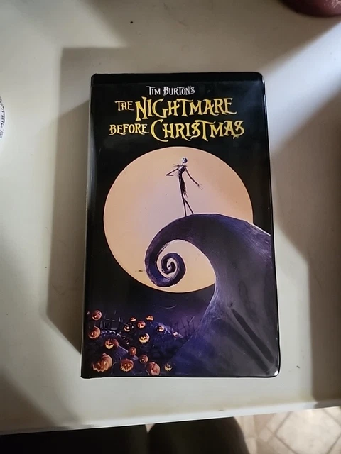 THE NIGHTMARE BEFORE Christmas (VHS, 1994) Clam Shell Case Tim Burton £ ...