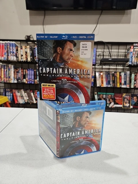 CAPITÁN AMÉRICA: EL Primer Vengador 3d/2D (Blu-ray 3D, 2011 📀 COMPRA 2 ...