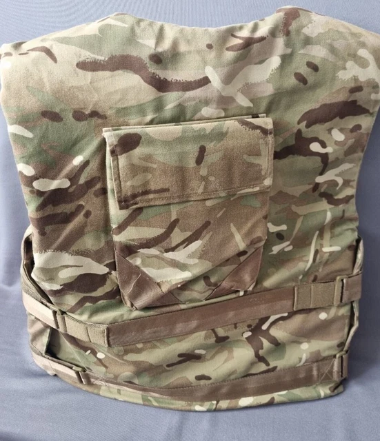 GENUINE BRITISH ARMY Body Armour Cover ECBA With Without Soft Filler £ ...
