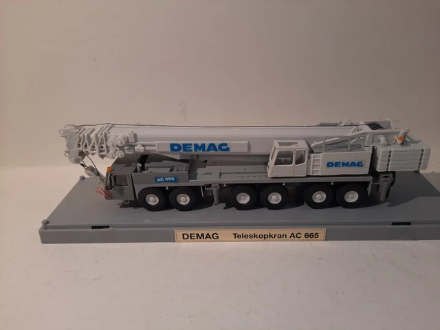KIBRI 15754, DEMAG Teleskopkran AC 665 Fertigmodell , in OVP, Spur H0 ...