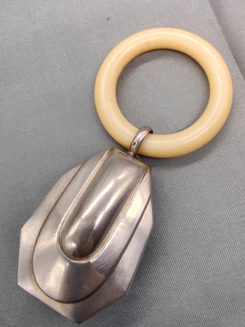 N°2 GRAND HOCHET Avec Grelot Argent Massif Sterling Hure De Sanglier ...