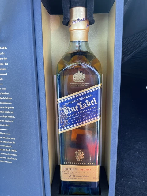 WHISKY JOHNNIE WALKER Blue Label EUR 194,00 - PicClick FR