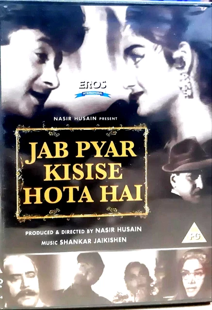 JAB PYAR KISISE Hota Hai (1961) - Dev Anand, Asha Parekh -New Eros Bollywood Dvd $55.12 ...