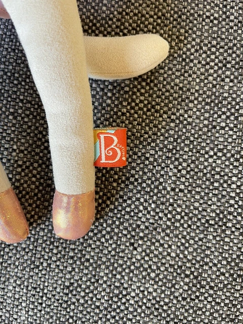 B SOFTIES PINK Cali Cat Tippy Toes Ballerina Dancer Plush Toy Heart 15 ...